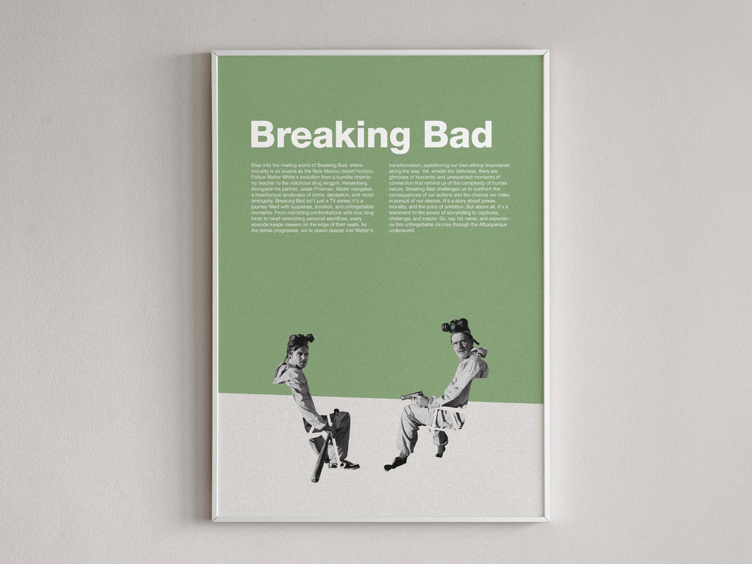 Breaking Bad Poster, TV Series Poster, Mid Century Modern, TV Series ...