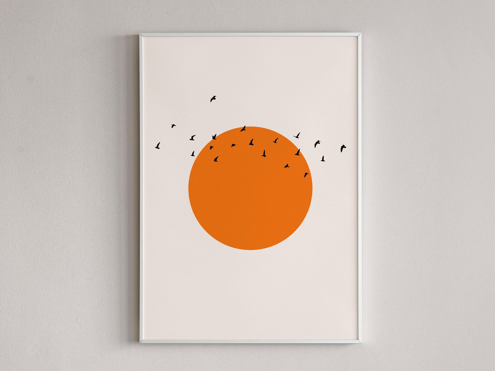Minimalist Sunset Poster, Set of 3 Prints, Neutral Wall Art, Abstract ...