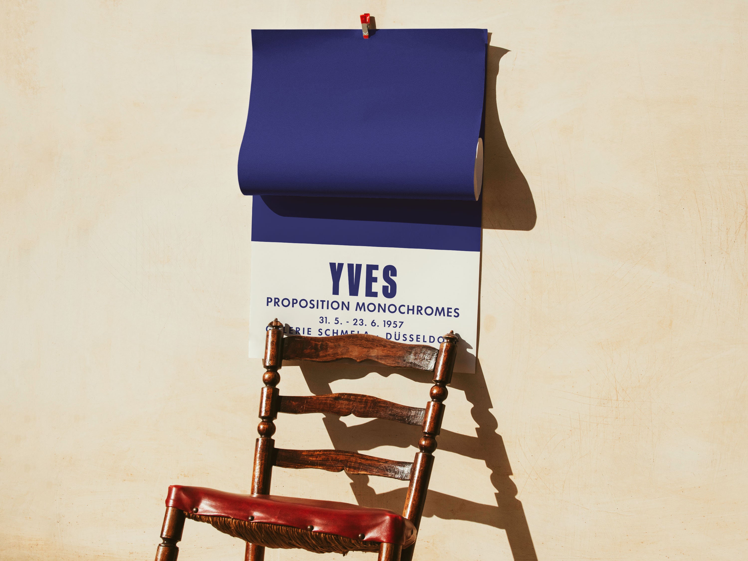 Yves Klein Poster, Blue Art Print, Exhibition Poster, Blue Monochrome ...