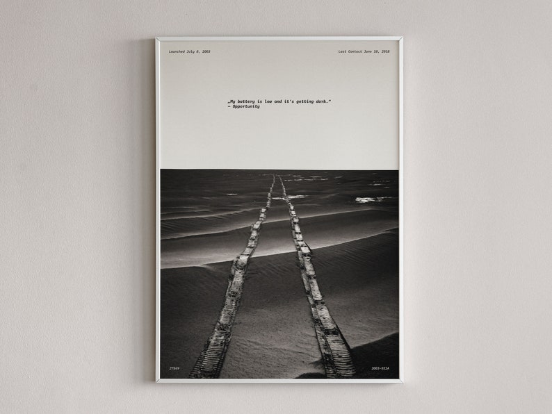 Opportunity Rover Printable Art: Mars Exploration, NASA Art (digital ...