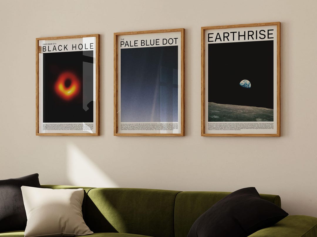 Space Photography Art Set, Astronomy Poster Collection, Set of NASA Art ...