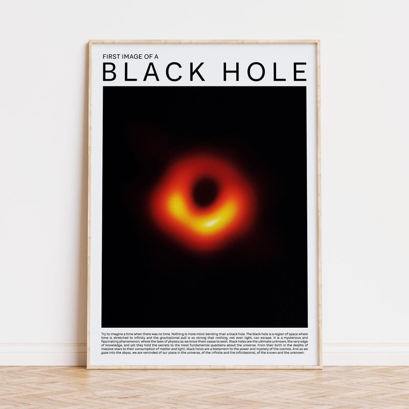 Astronomy Prints Black Hole - Etsy