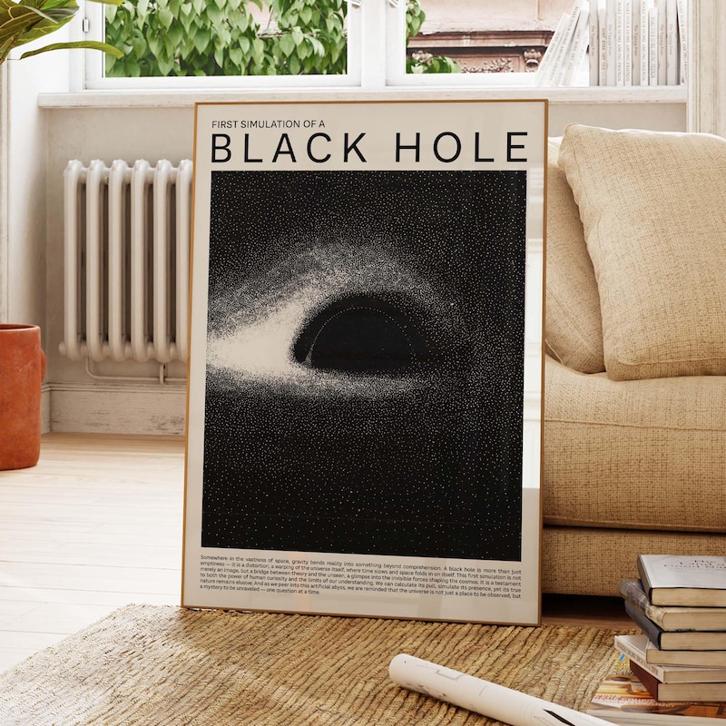 Black Hole Abstract Art - Etsy UK