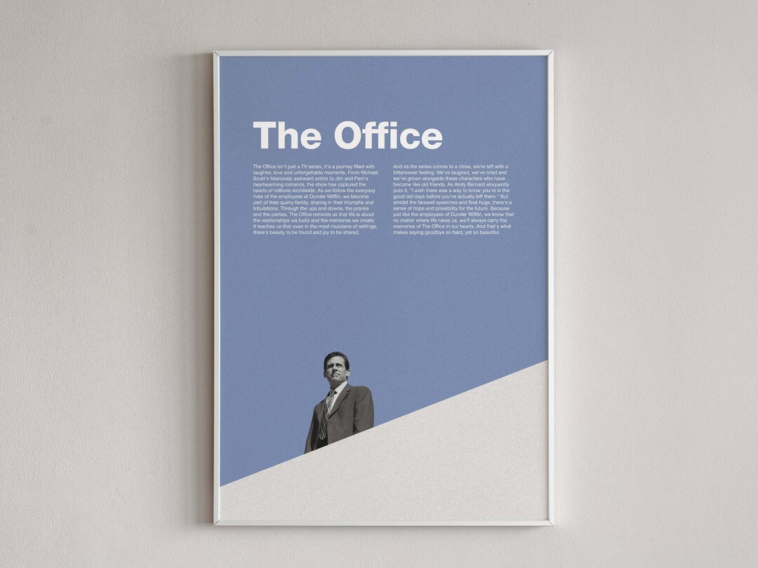 The Office Poster, TV Series Poster, Michael Scott, Dunder Mifflin, Mid ...