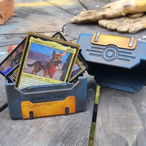 Fallout Vault Tec Deck Box - Etsy