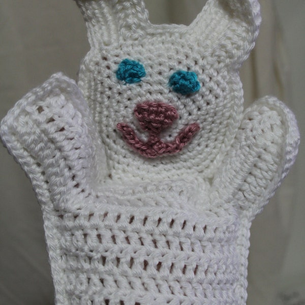 Crochet Rabbit Hand Puppet Pattern - Etsy