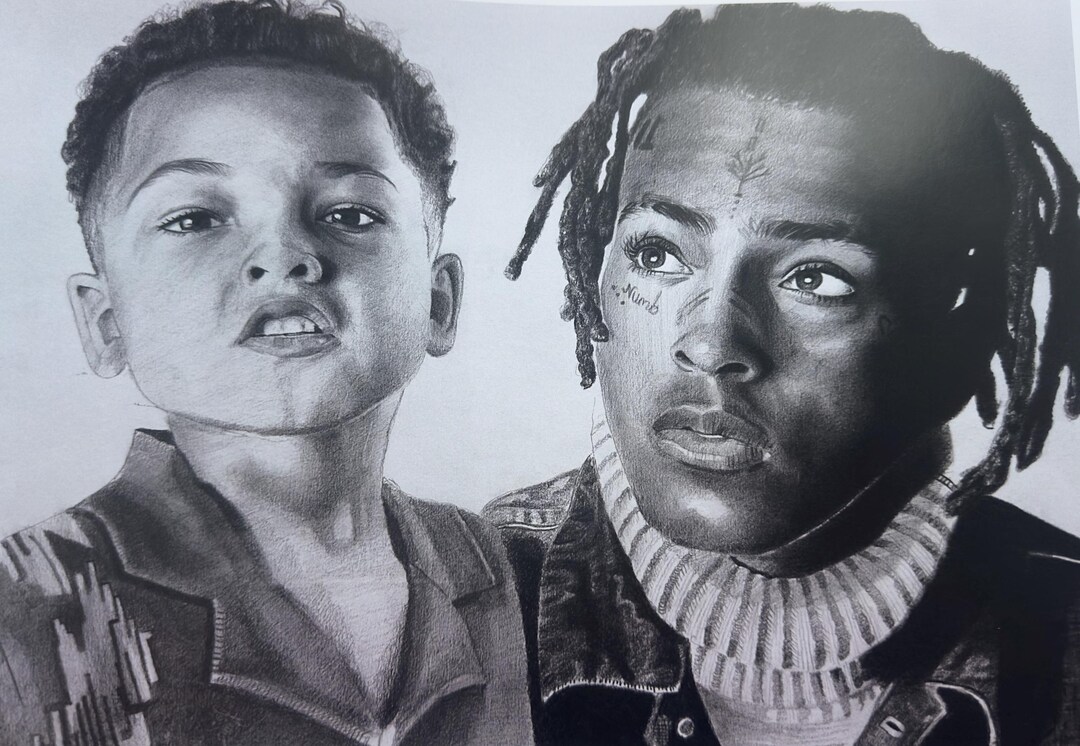 Xxxtentacion and Gekyume A3 Print - Rap Legend - Etsy