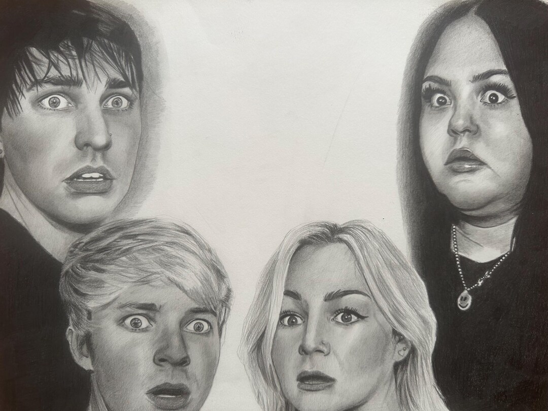 Sam Colby Kris and Celina Drawing - Etsy