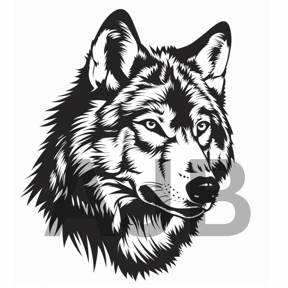 Wolf Svg, Wolf Png, Wolf Dxf, Wolf Cricut File, Wolf T-shirt Design ...