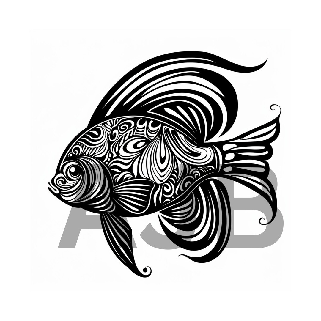Fish Svg File, Fish Png, Fish Dxf, Fish Cricut File, Fish T-shirt ...