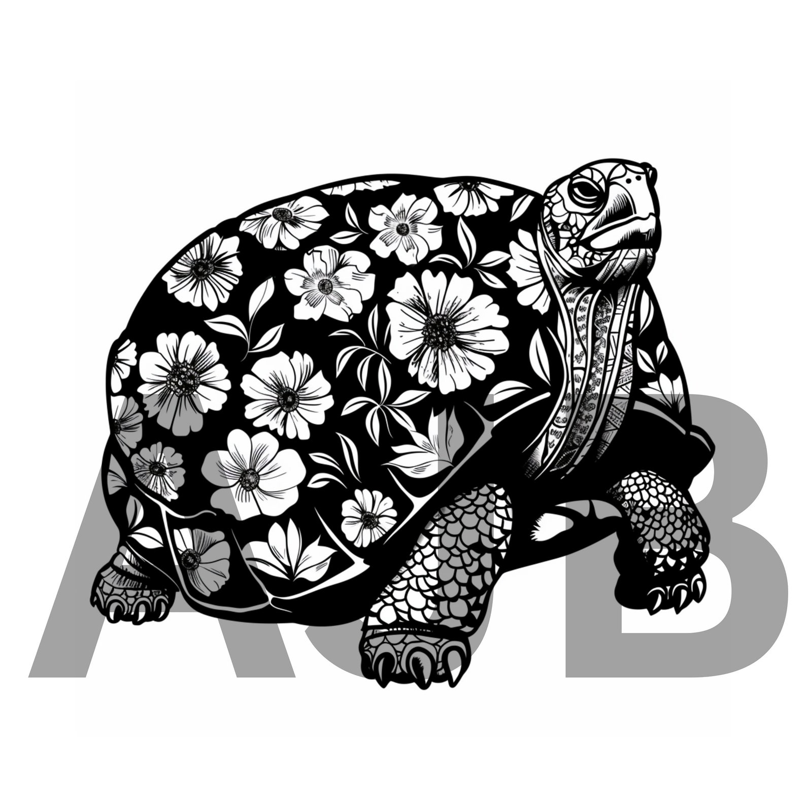 Tortoise Svg File, Tortoise Png File, Tortoise Dxf File, Tortoise Laser ...