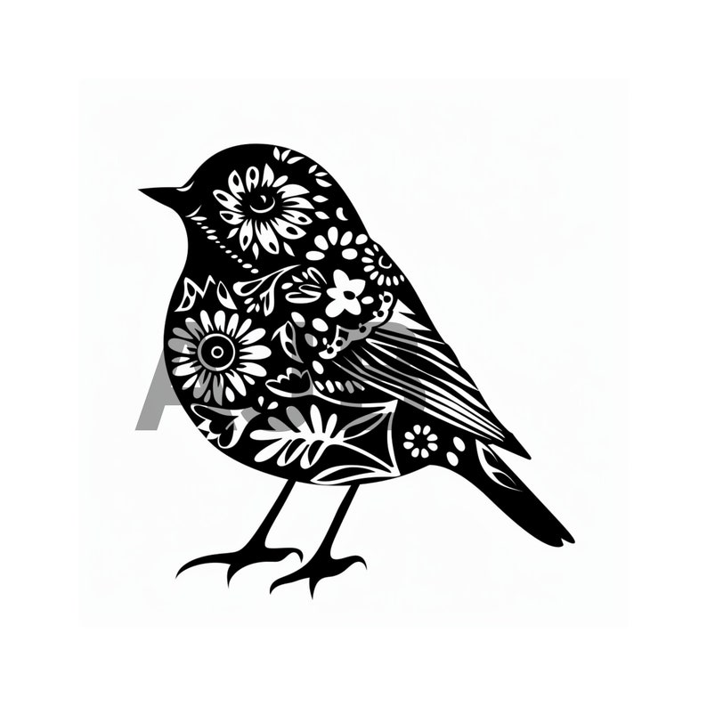 Bird Svg File, Bird Png File, Bird Dxf File, Bird Laser Engraving File ...