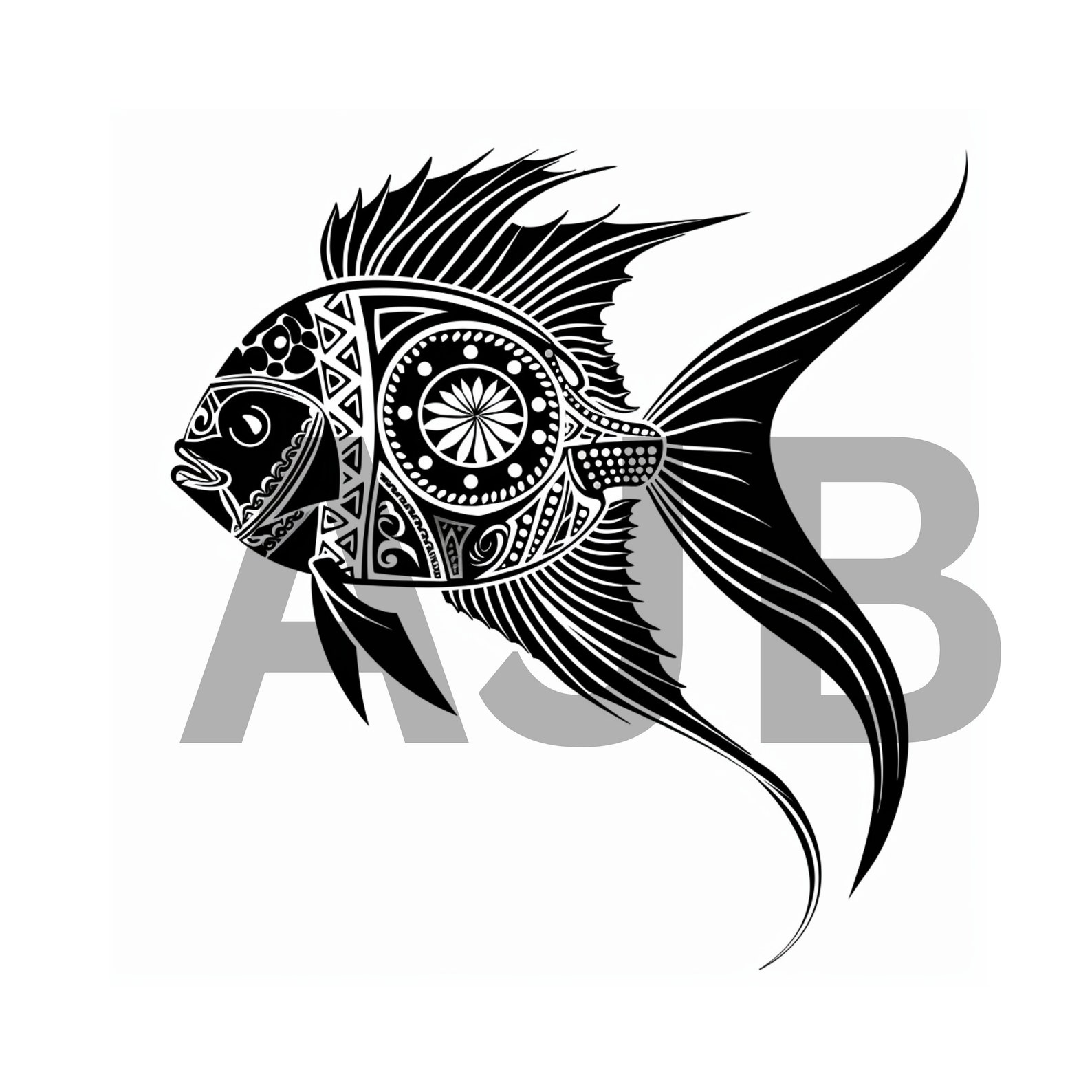 Fish Svg File, Fish Png, Fish Dxf, Fish Cricut File, Fish T-shirt ...
