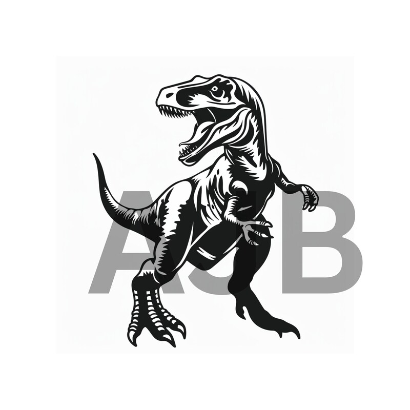 Dinosaur Dxf - Etsy