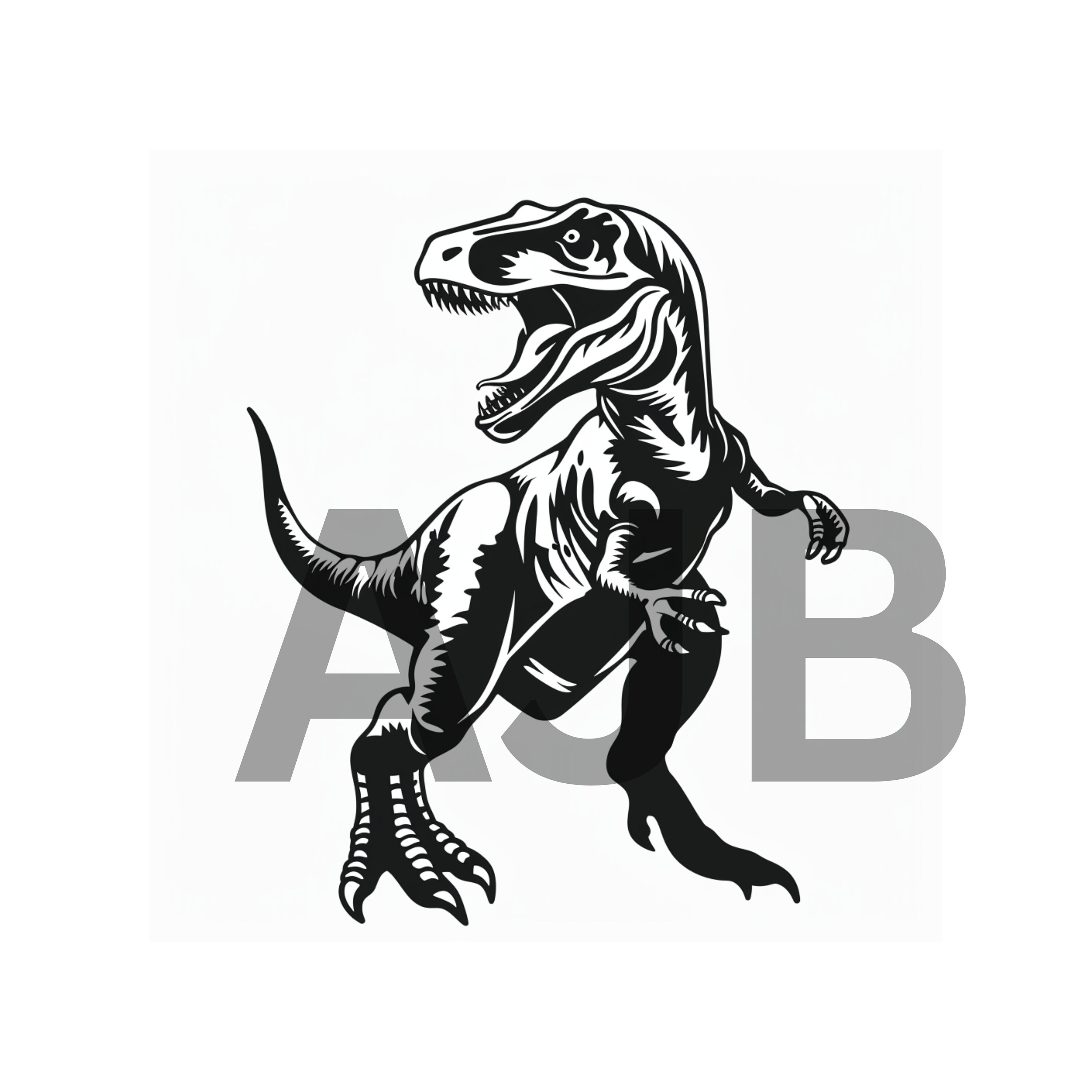 Dinosaur Svg File, Dinosaur Png File, Dinosaur Dxf File, Dinosaur Laser ...