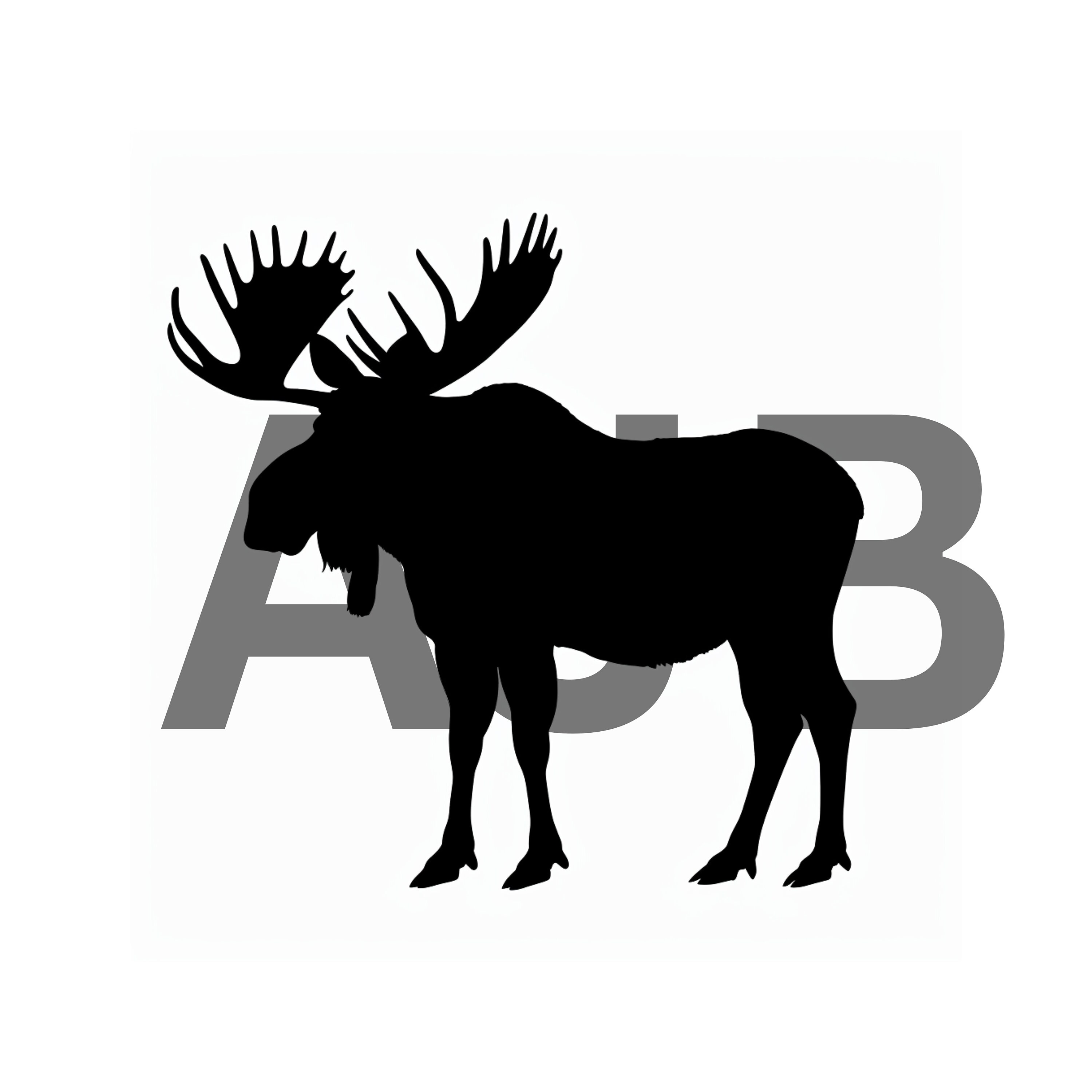 Moose Svg, Elk Png, Moose Dxf, Moose Cricut File, Moose T-shirt Design ...