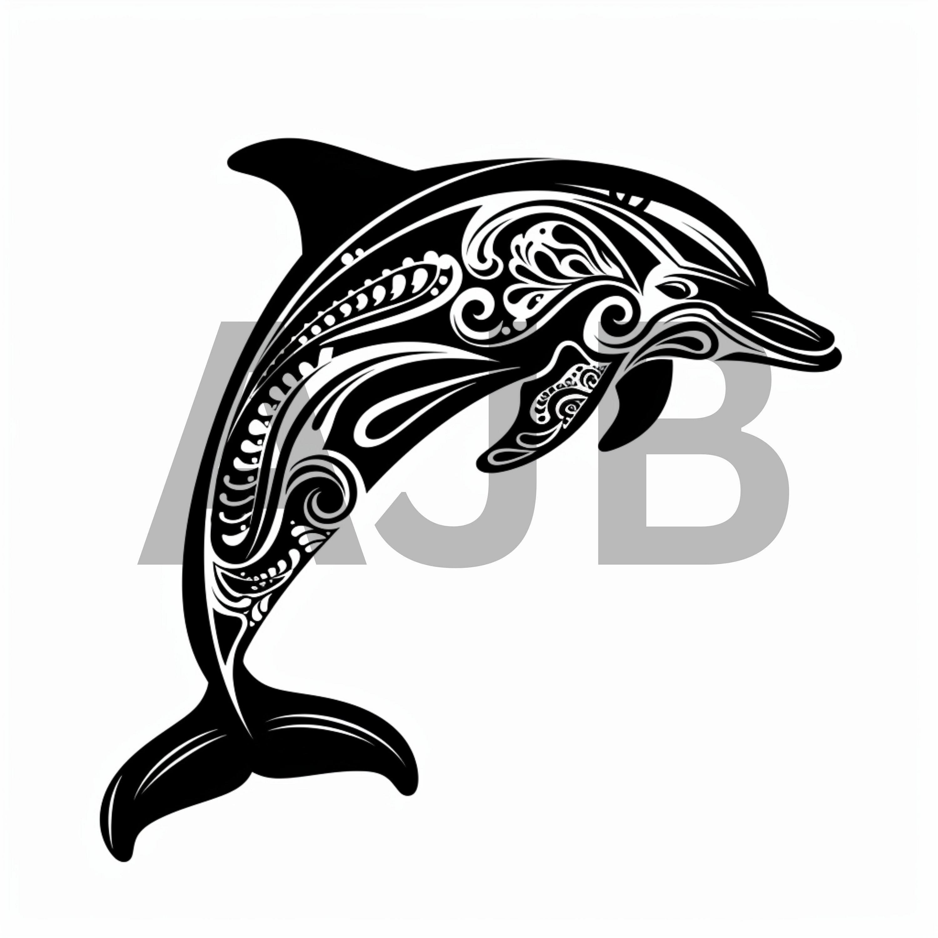 Dolphin Svg, Dolphin Png, Dolphin Dxf, Dolphin Cricut File, Dolphin T ...