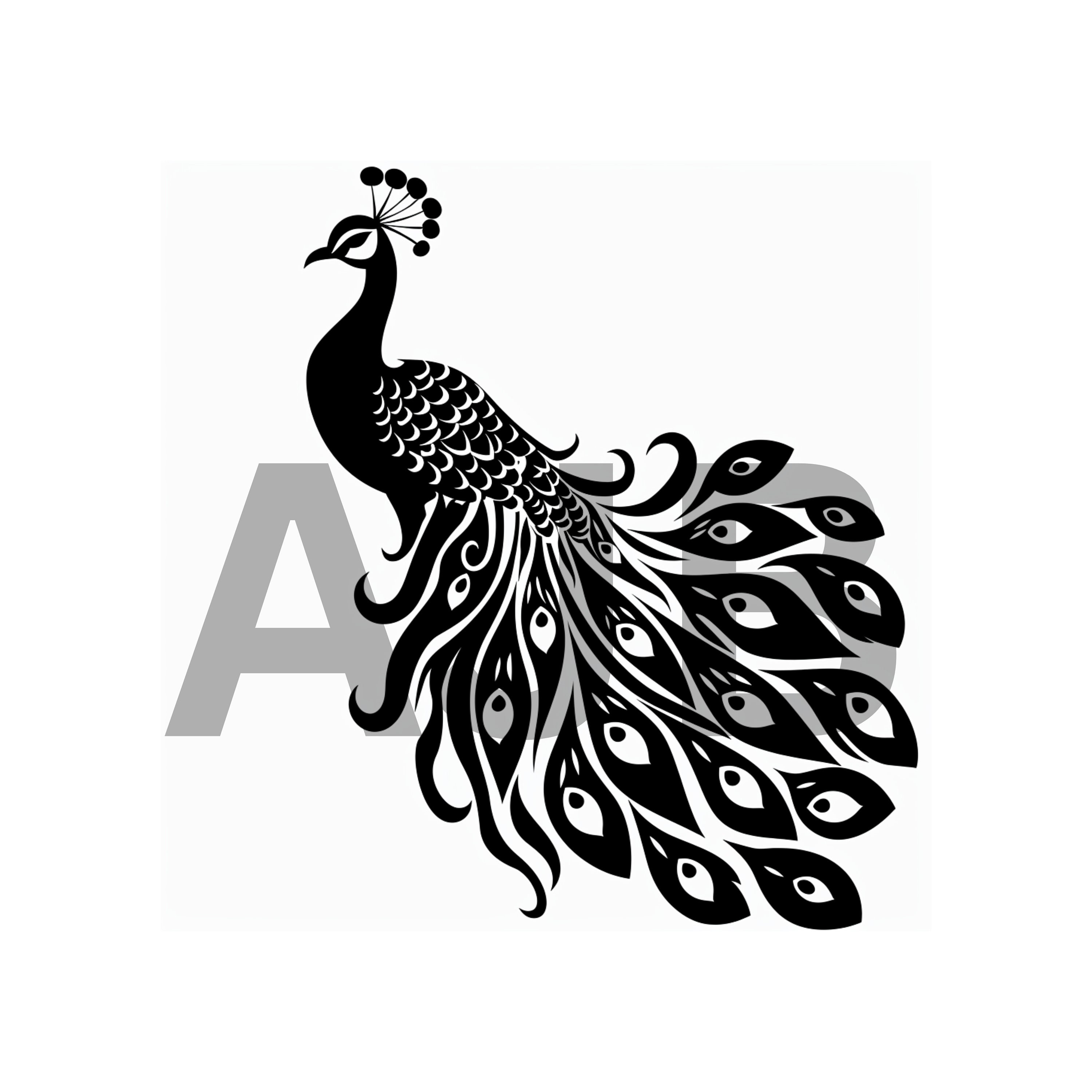 Peacock Svg File, Peacock Png, Peacock Dxf, Peacock Cricut File ...