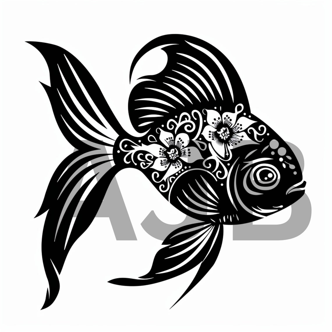 Fish Svg File, Fish Png, Fish Dxf, Fish Cricut File, Fish T-shirt ...