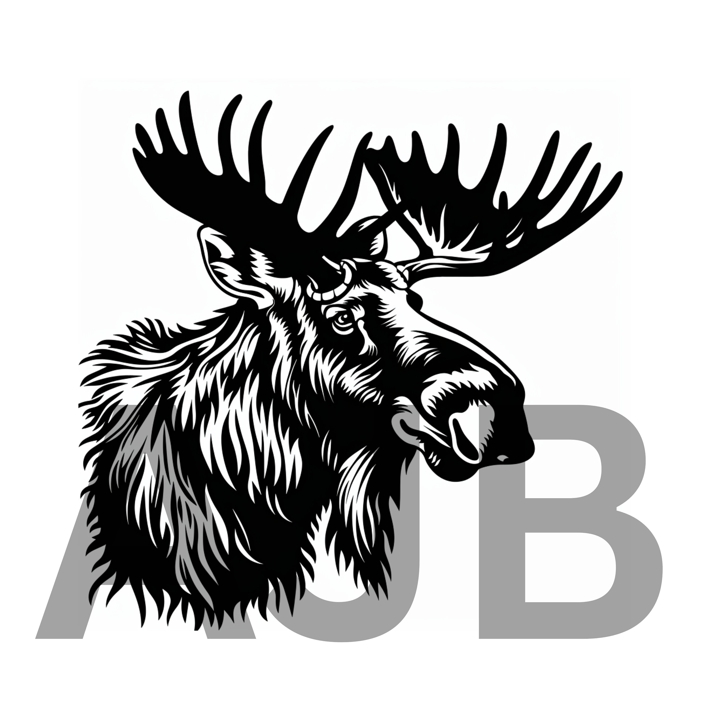 Moose Svg, Elk Png, Moose Dxf, Moose Cricut File, Moose T-shirt Design ...