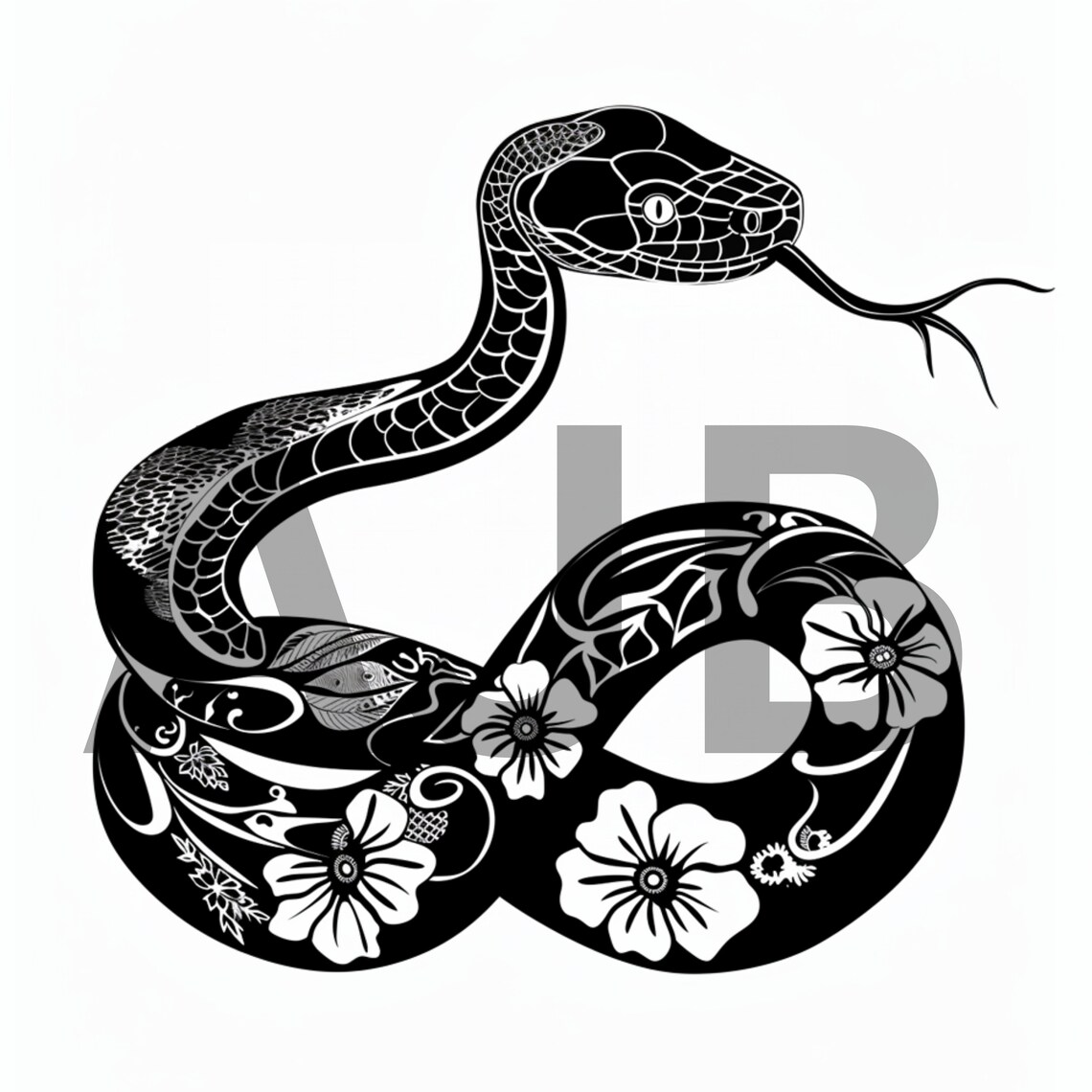 Snake Svg, Snake Png, Snake Dxf, Snake Cricut File, Snake T-shirt ...