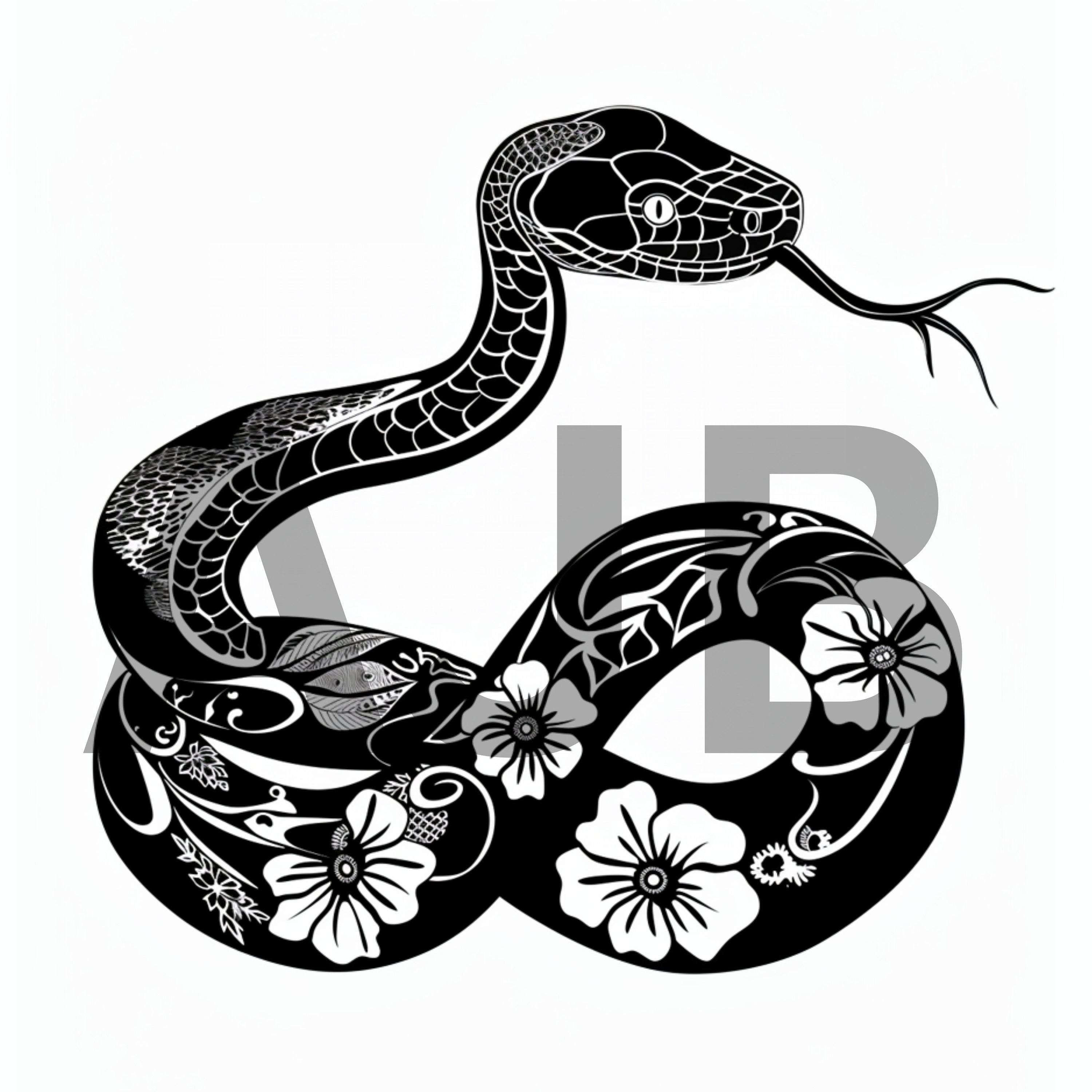 Snake Svg, Snake Png, Snake Dxf, Snake Cricut File, Snake T-shirt ...
