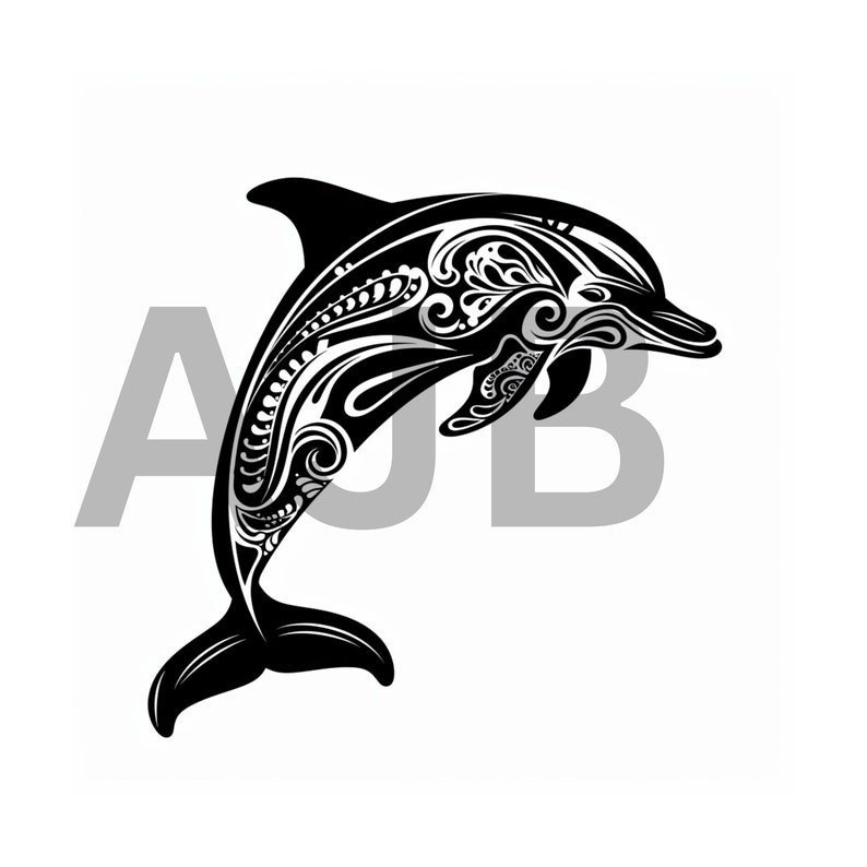 Dolphin Svg, Dolphin Png, Dolphin Dxf, Dolphin Cricut File, Dolphin T ...