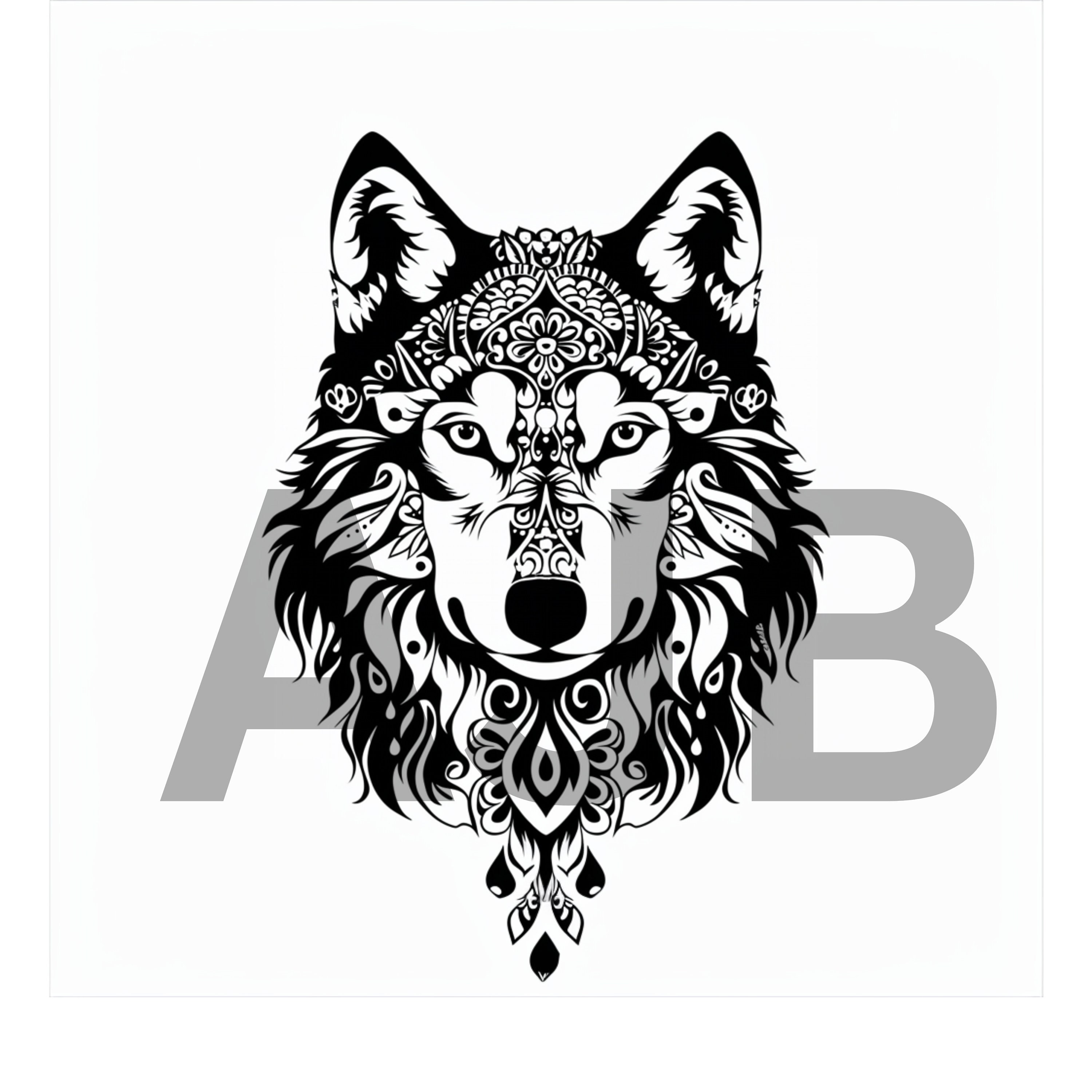 Wolf Svg, Wolf Png, Wolf Dxf, Wolf Cricut File, Wolf T-shirt Design ...
