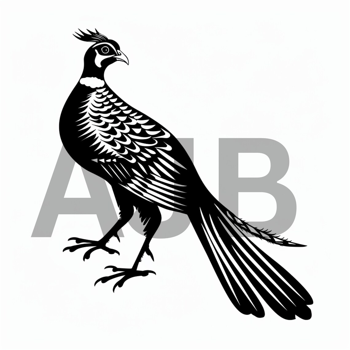 Pheasant Svg File, Pheasant Png File, Pheasant Dxf File, Pheasant Laser ...