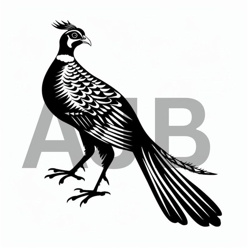 Pheasant Svg File, Pheasant Png File, Pheasant Dxf File, Pheasant Laser ...