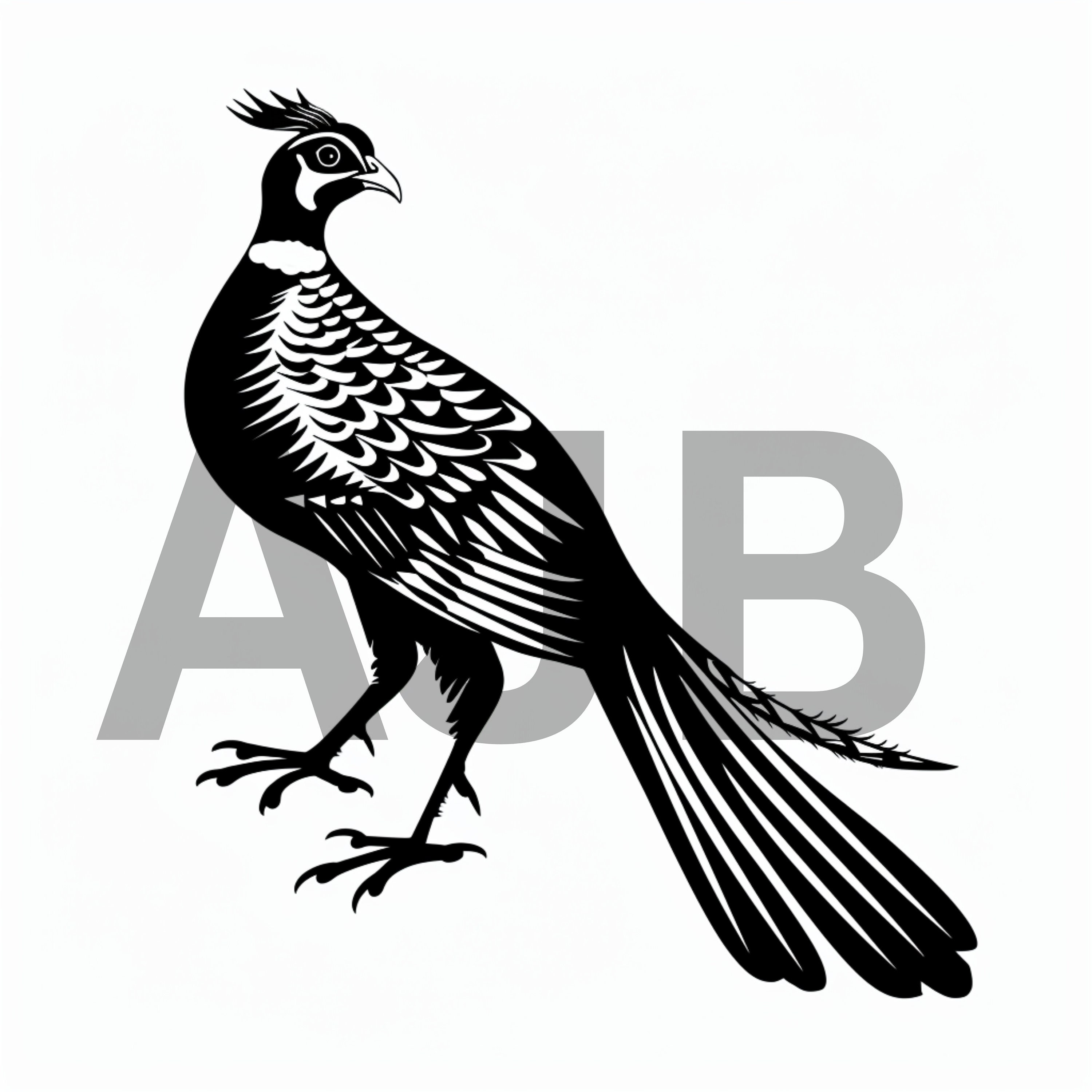 Pheasant Svg File, Pheasant Png File, Pheasant Dxf File, Pheasant Laser ...
