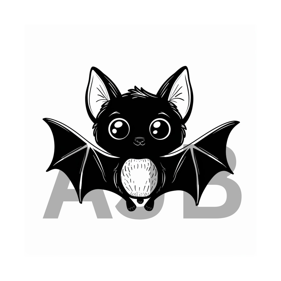 Cute Bat SVG, PNG, DXF, Laser Cut File, Cricut (digital Download) - Etsy