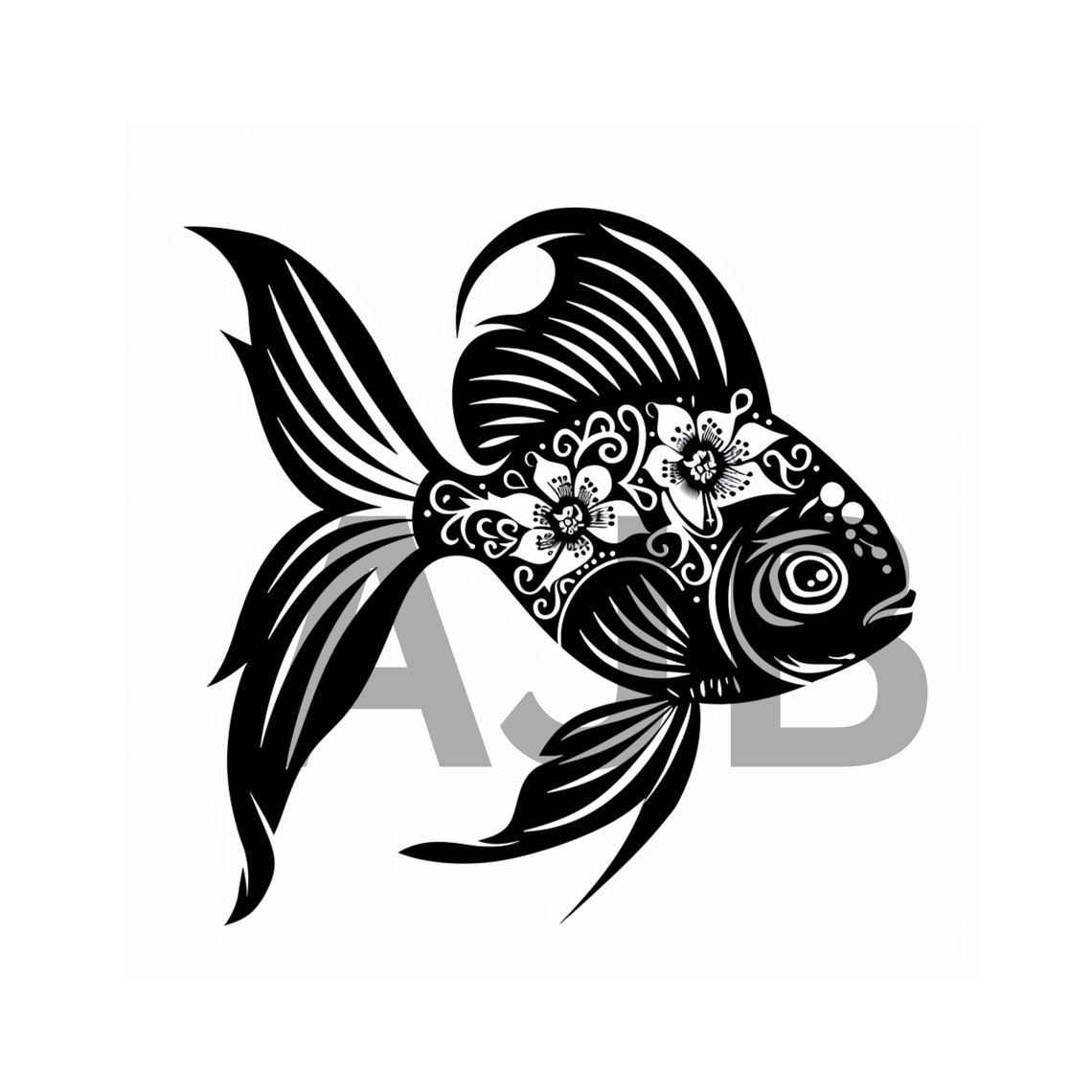 Fish Svg File, Fish Png, Fish Dxf, Fish Cricut File, Fish T-shirt ...