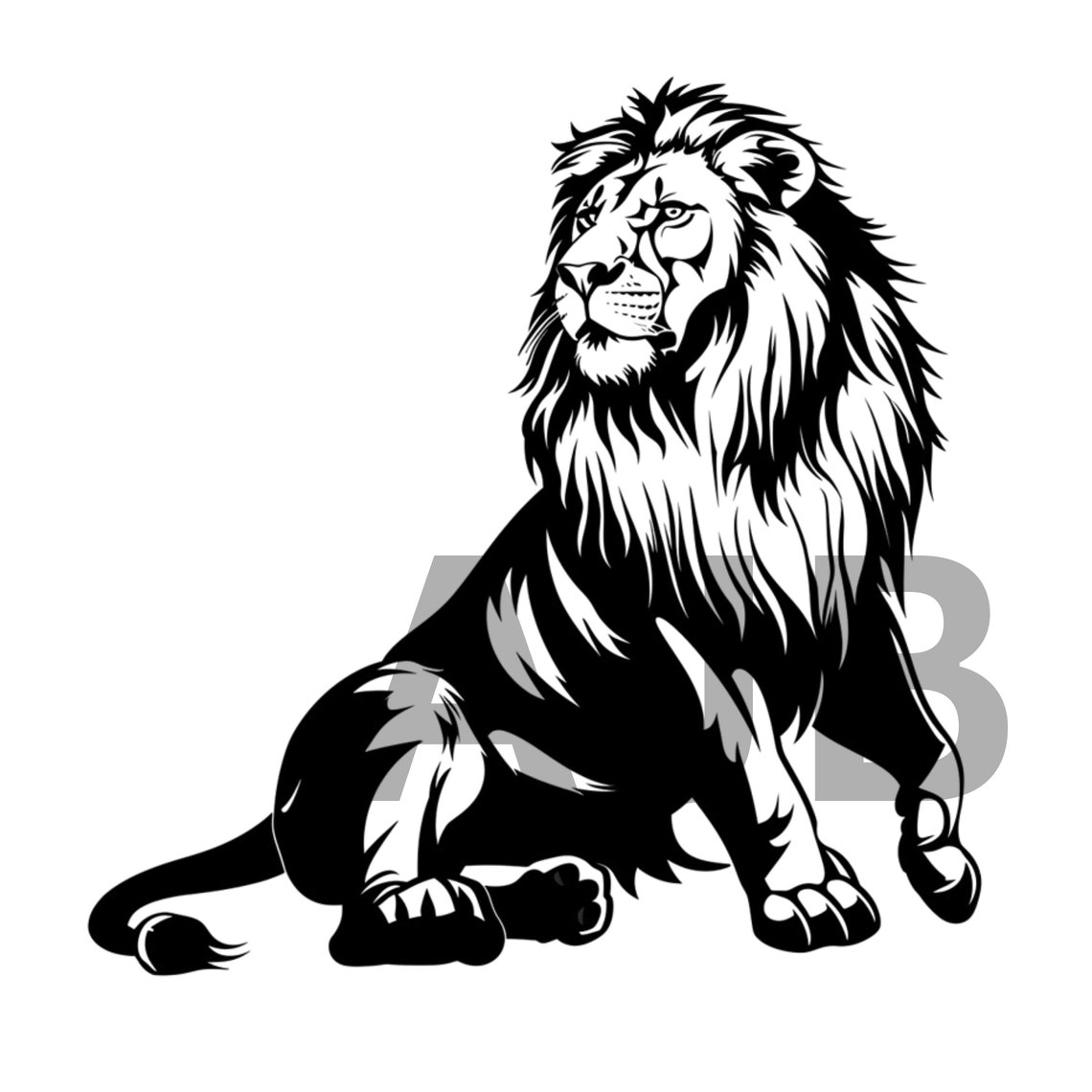 Lion Svg File, Lion Png File, Lion Dxf File, Lion Dxf, Lion Cricut ...