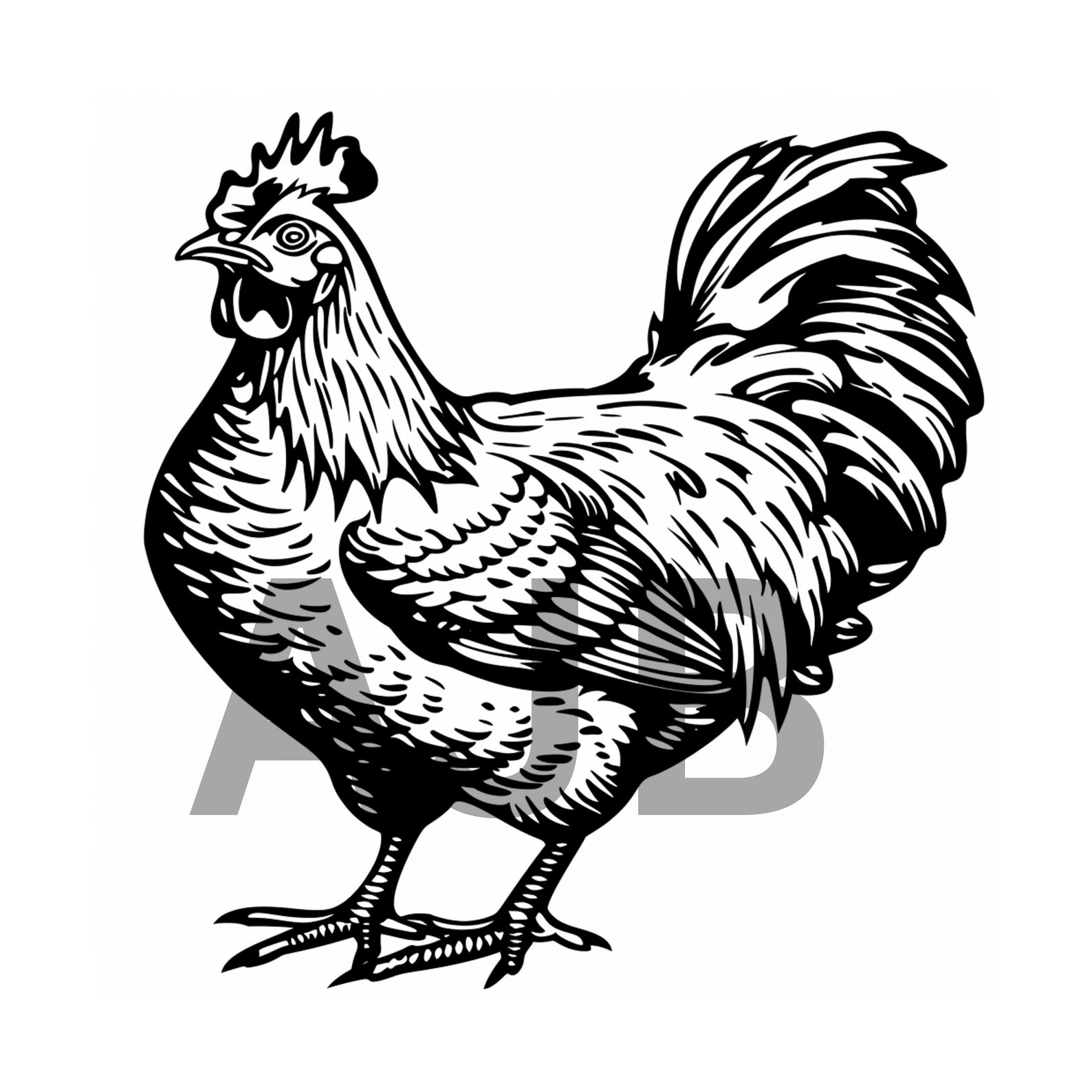 Chicken Svg, Chicken Png, Chicken Dxf, Chicken Cricut File, Chicken T ...