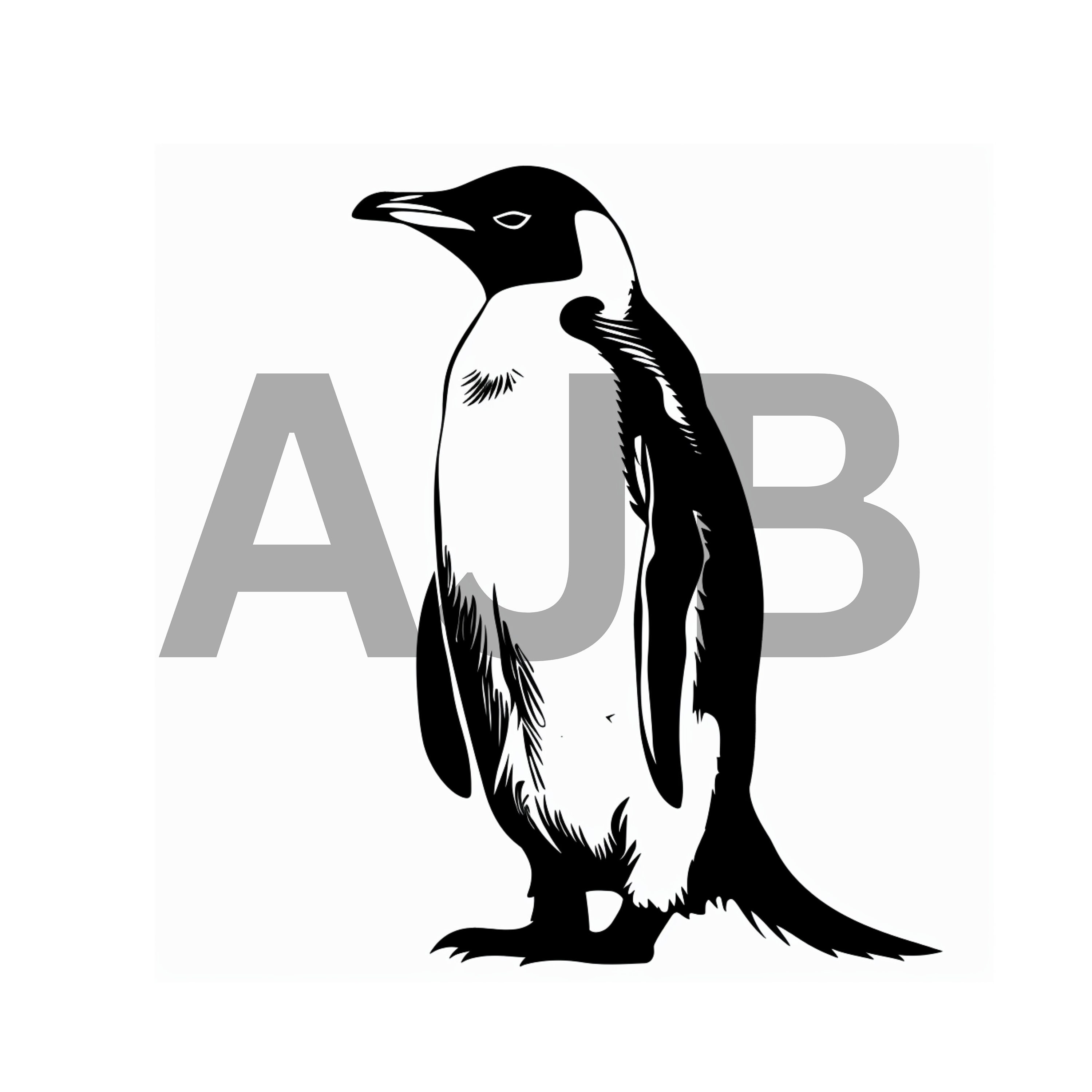 Penguin Svg File, Penguin Png File, Penguin Dxf File, Penguin Cricut ...