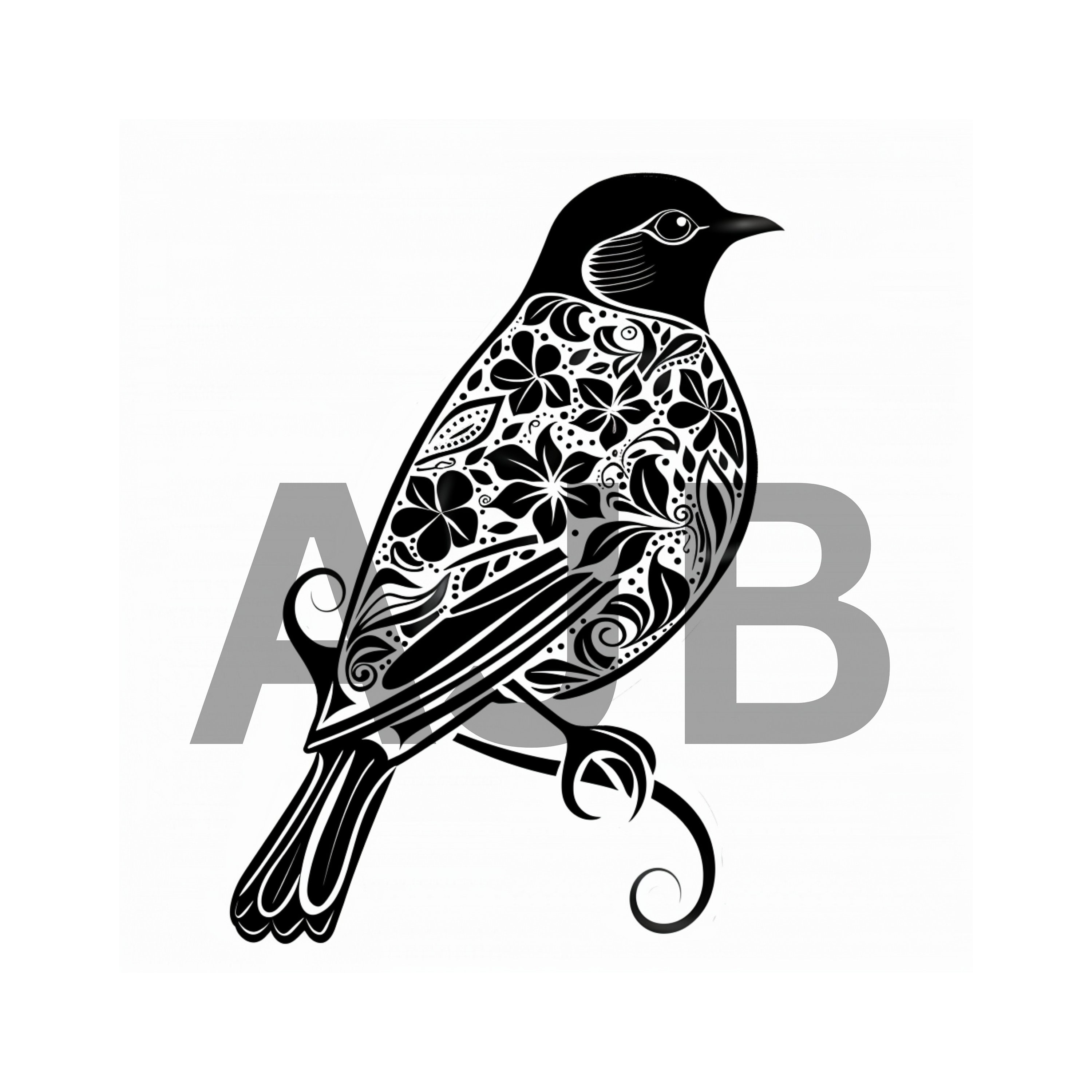 Bird Svg File, Bird Png File, Bird Dxf File, Bird Laser Engraving File ...