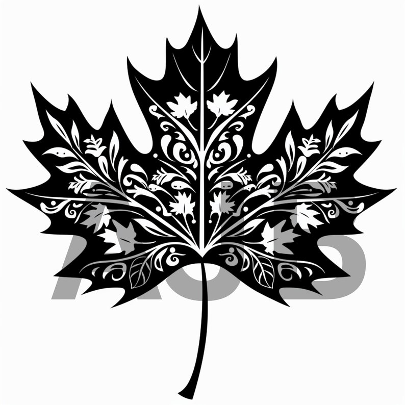 Leaf Svg File, Leaf Png File, Leaf Dxf File, Leaf Cricut File, Leaf ...