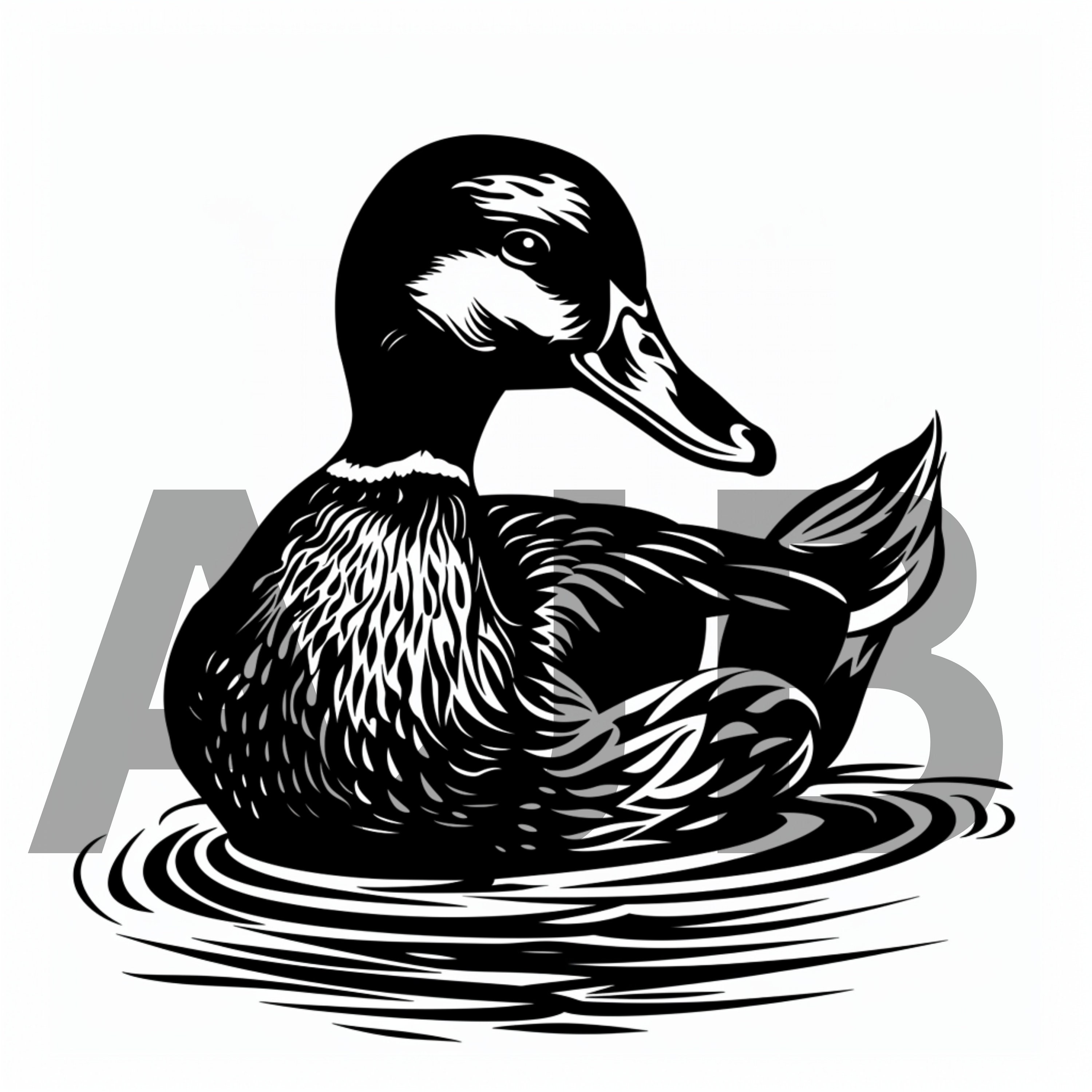 Duck Svg File, Duck Png File, Duck Dxf File, Duck Cricut Design, Duck T ...