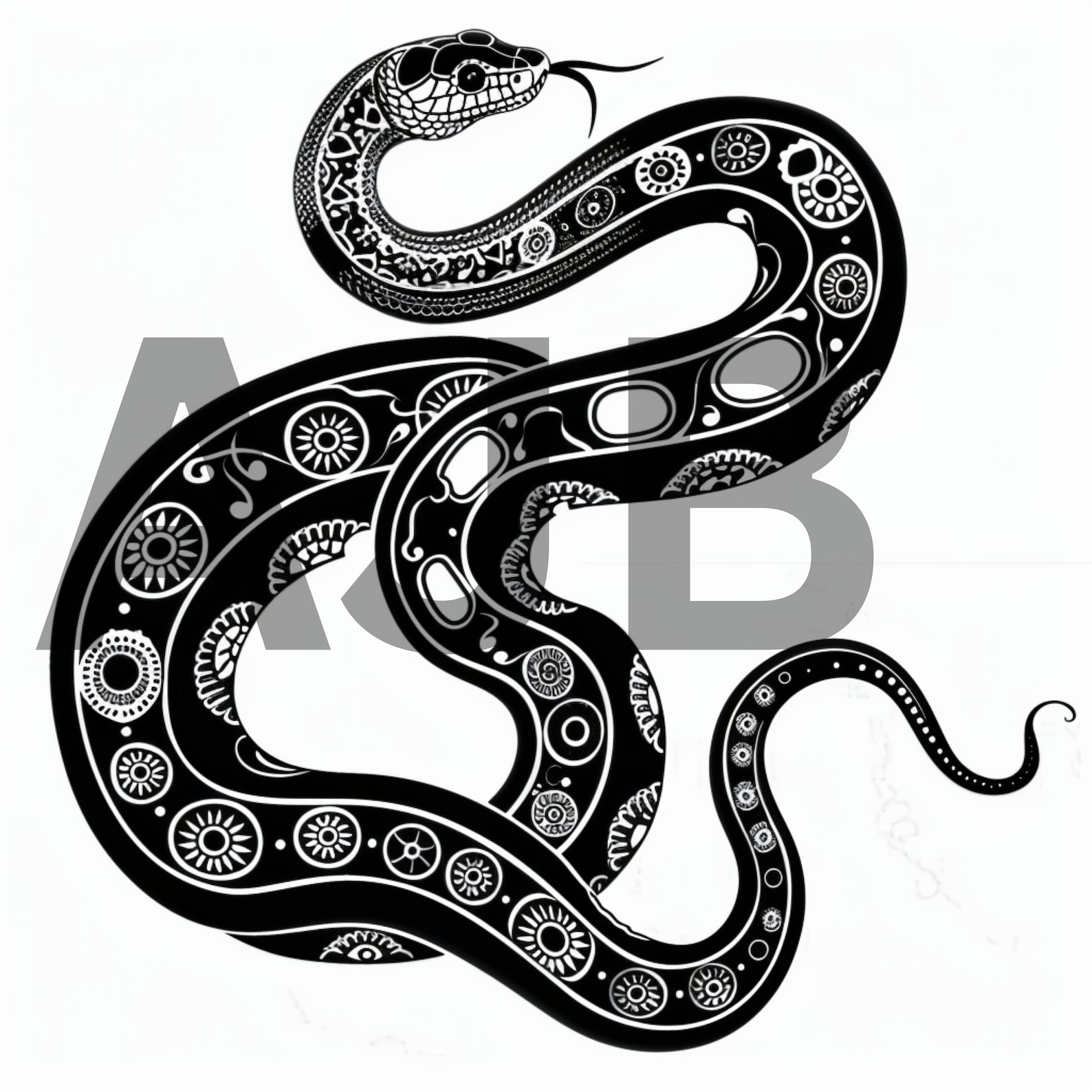 Snake Svg, Snake Png, Snake Dxf, Snake Cricut File, Snake T-shirt ...
