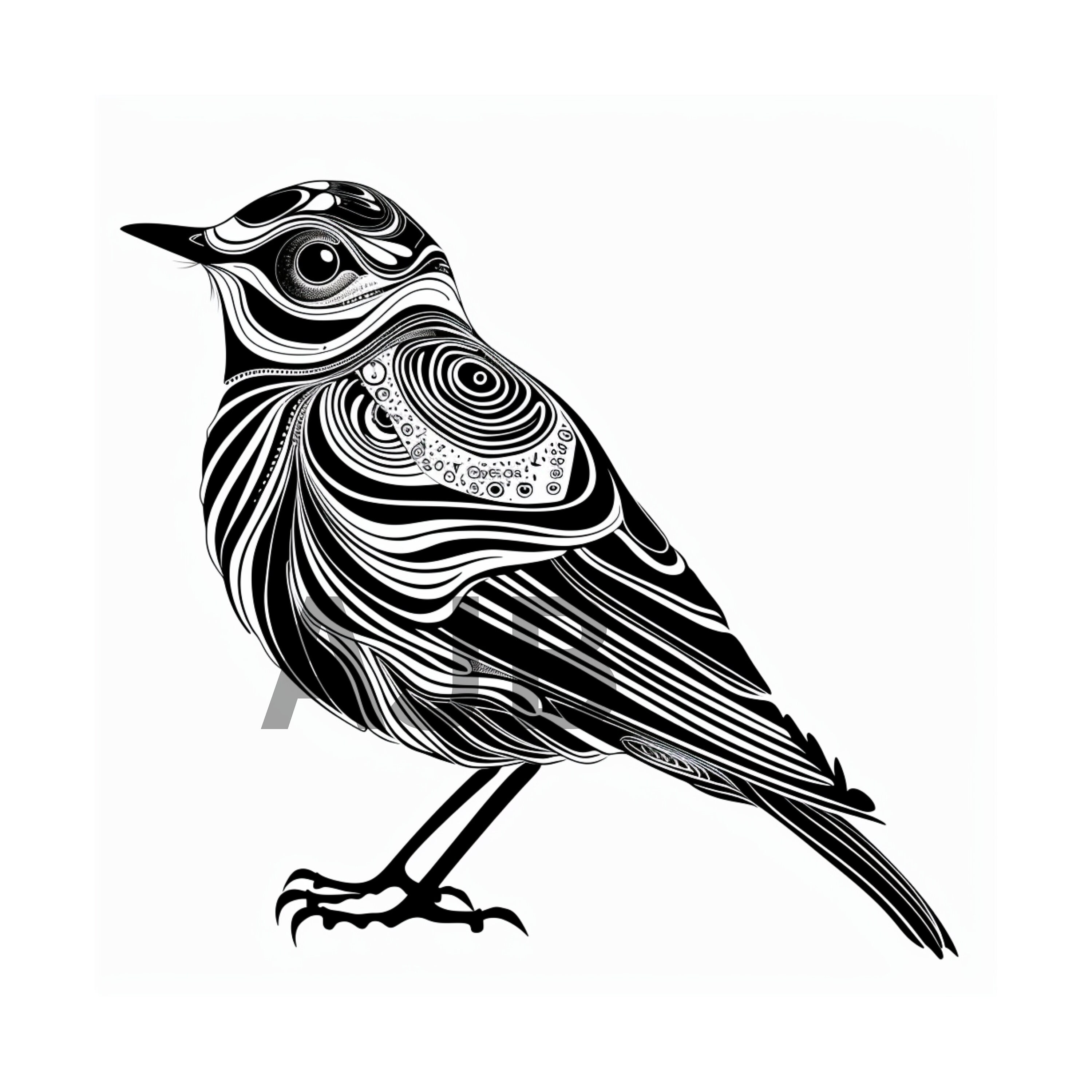 Bird Svg File, Bird Png File, Bird Dxf File, Bird Laser Engraving File ...