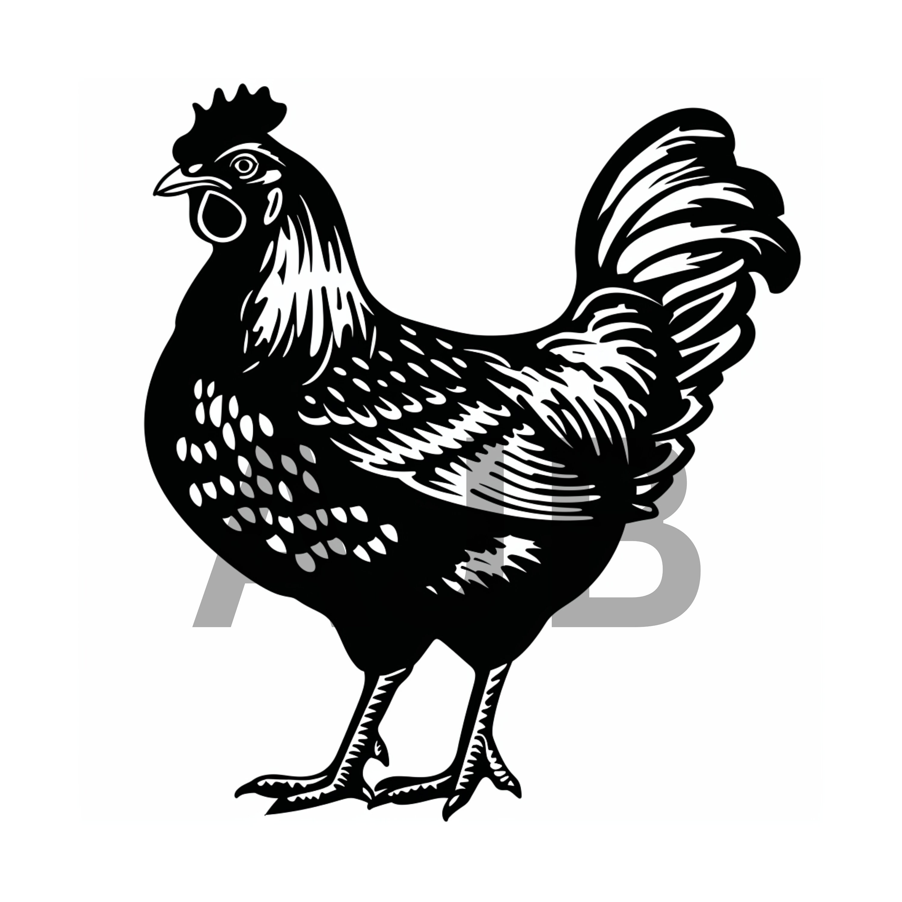 Chicken Svg, Chicken Png, Chicken Dxf, Chicken Cricut File, Chicken T ...