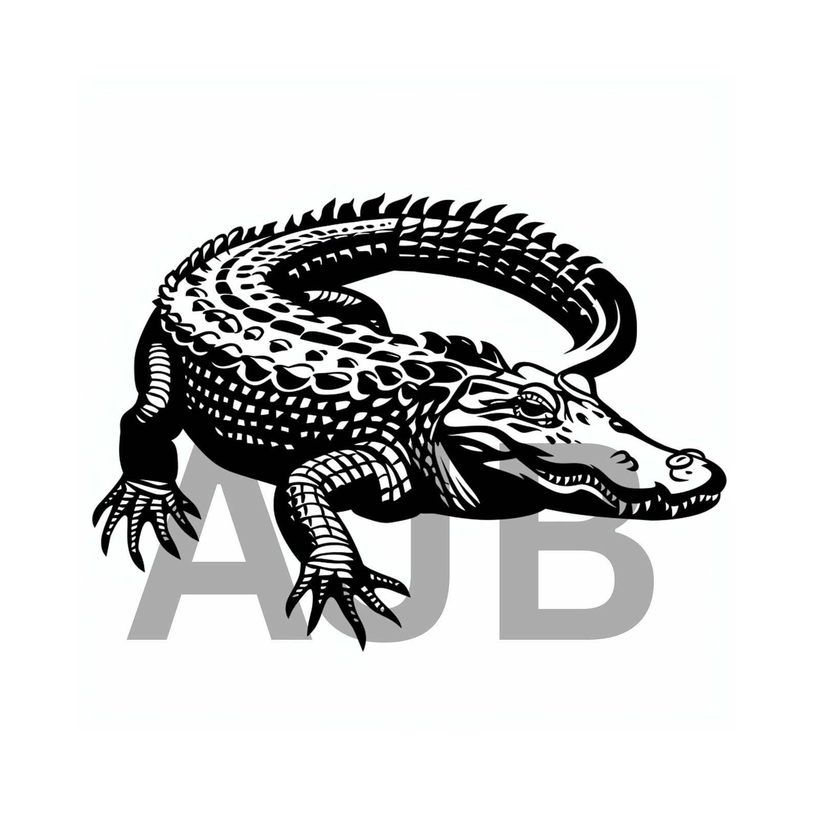 Alligator SVG, PNG, DXF, Vector Cut Files (digital Download) - Etsy