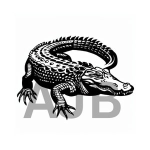 Alligators Svg File, Alligators Png File, Alligators Dxf File ...