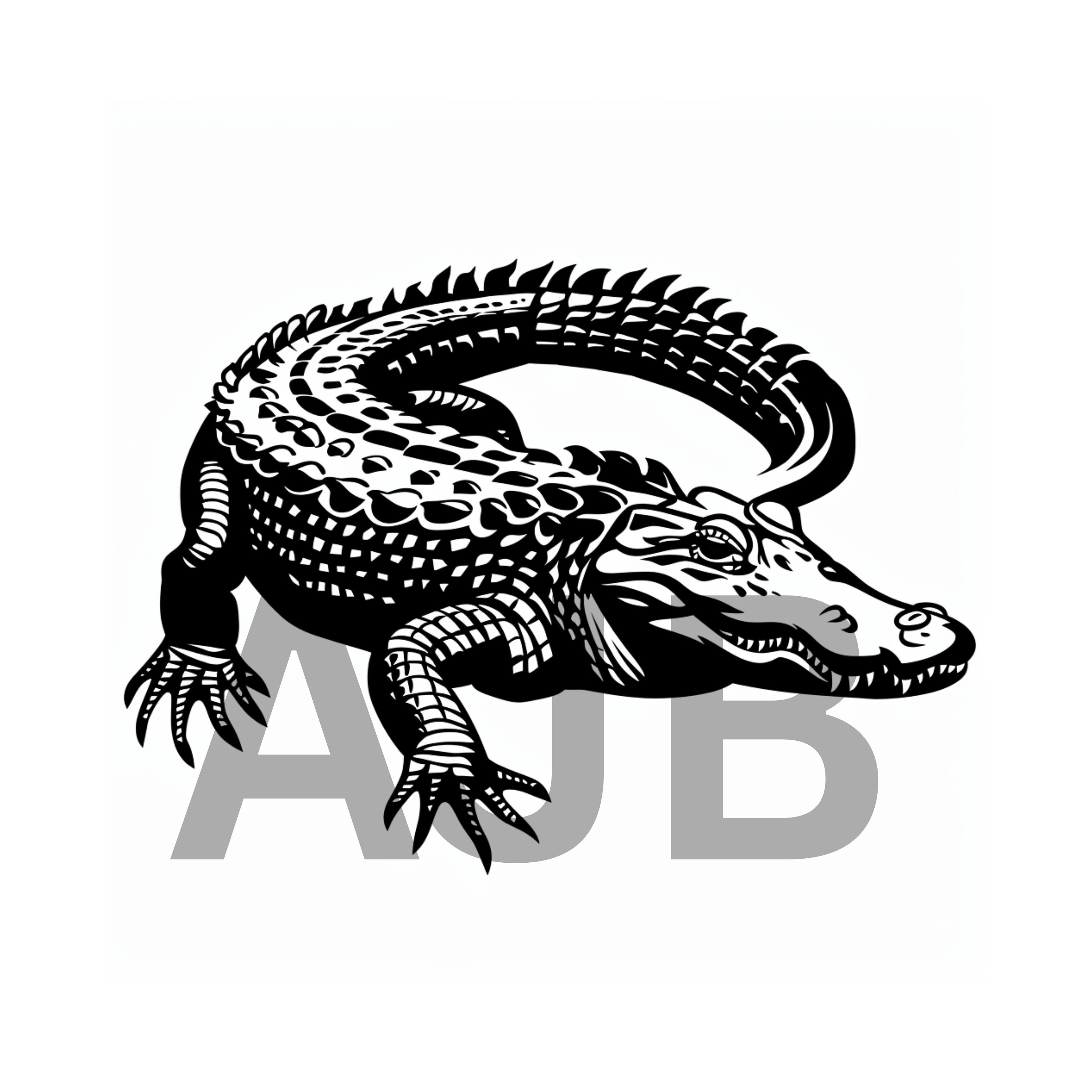 Alligators Svg File, Alligators Png File, Alligators Dxf File ...