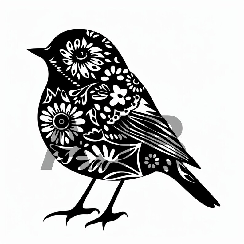 Bird Svg File, Bird Png File, Bird Dxf File, Bird Laser Engraving File ...
