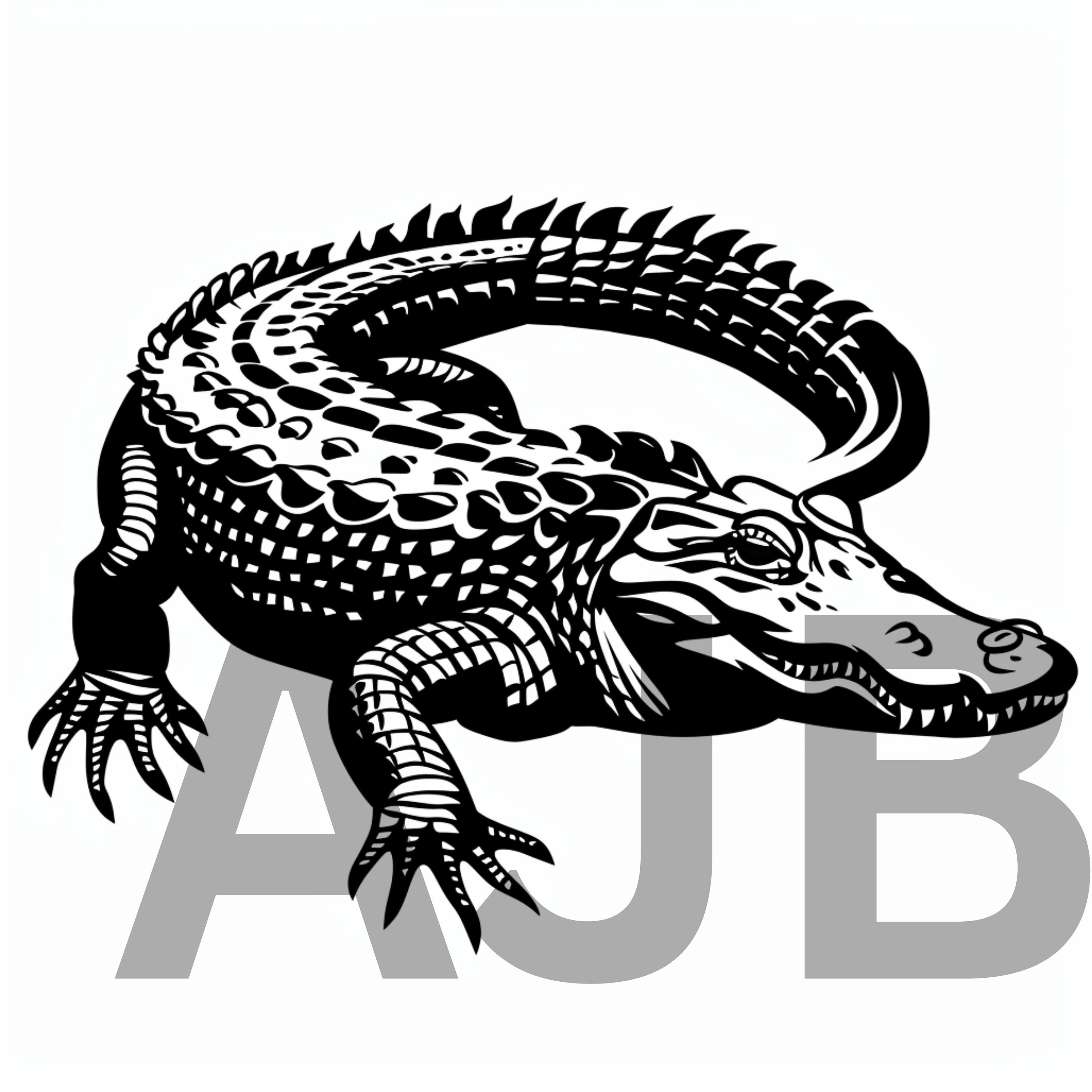 Alligators Svg File, Alligators Png File, Alligators Dxf File ...