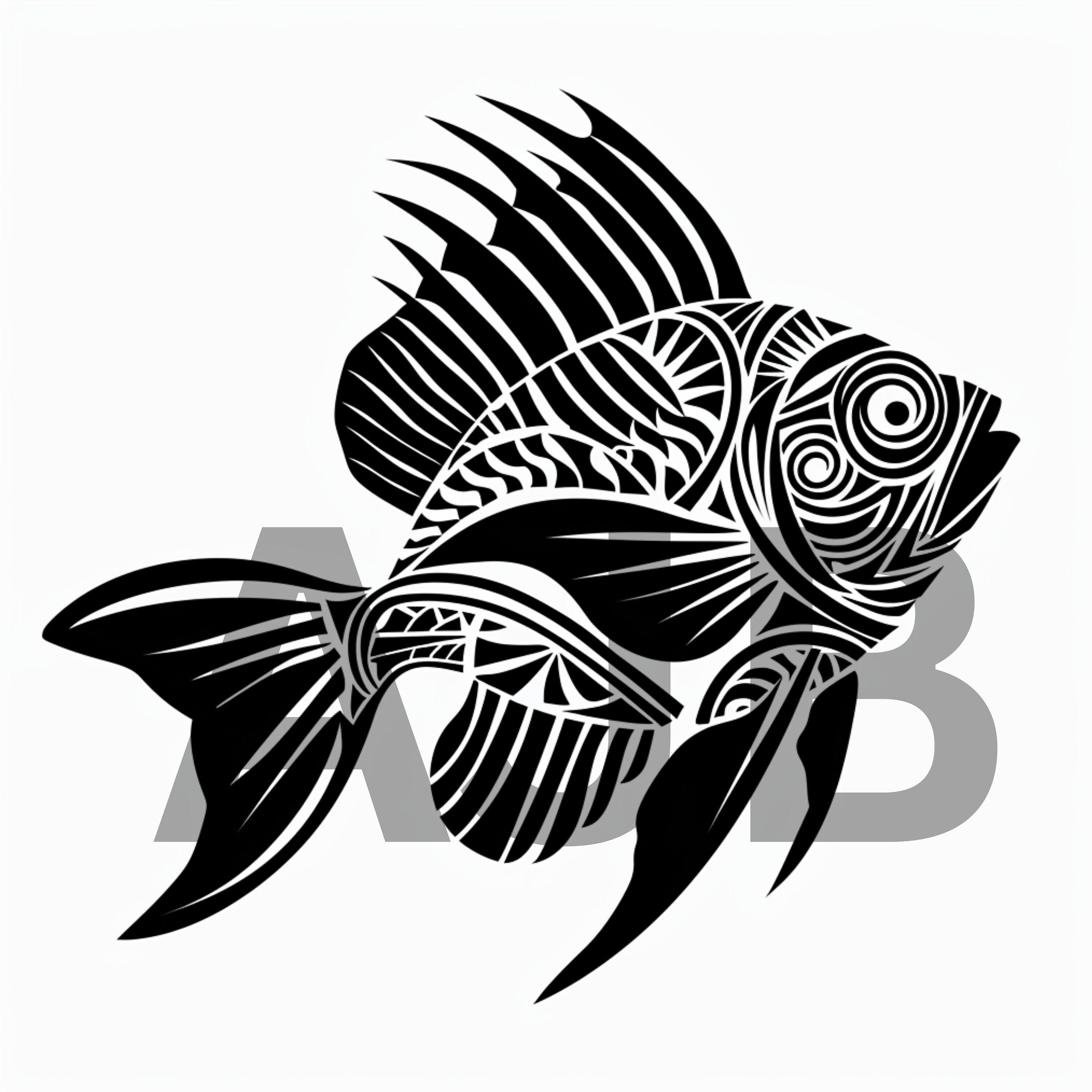 Fish Svg File, Fish Png, Fish Dxf, Fish Cricut File, Fish T-shirt ...