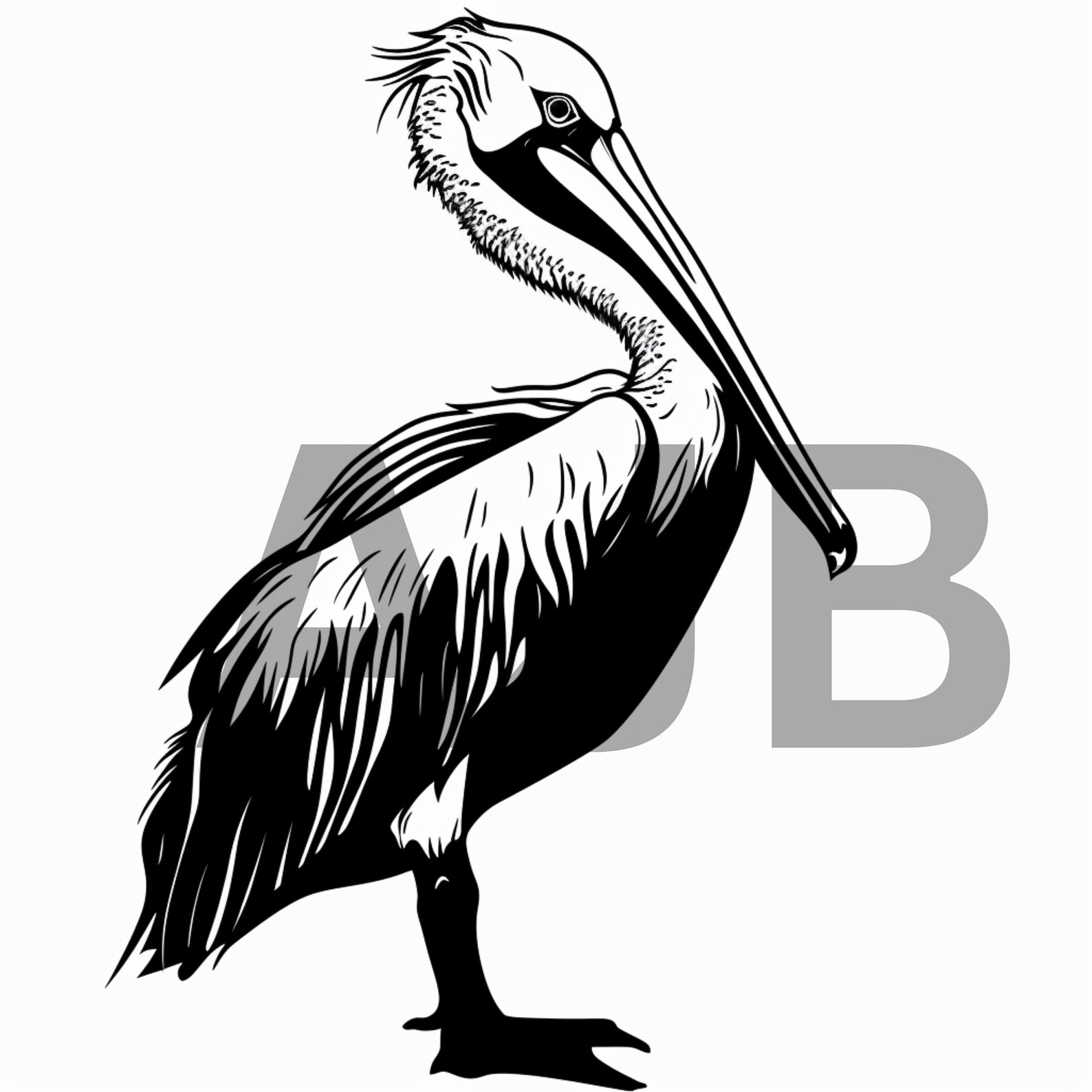 Pelican Svg, Pelican Png, Pelican Dxf, Pelican Cricut File, Pelican T ...