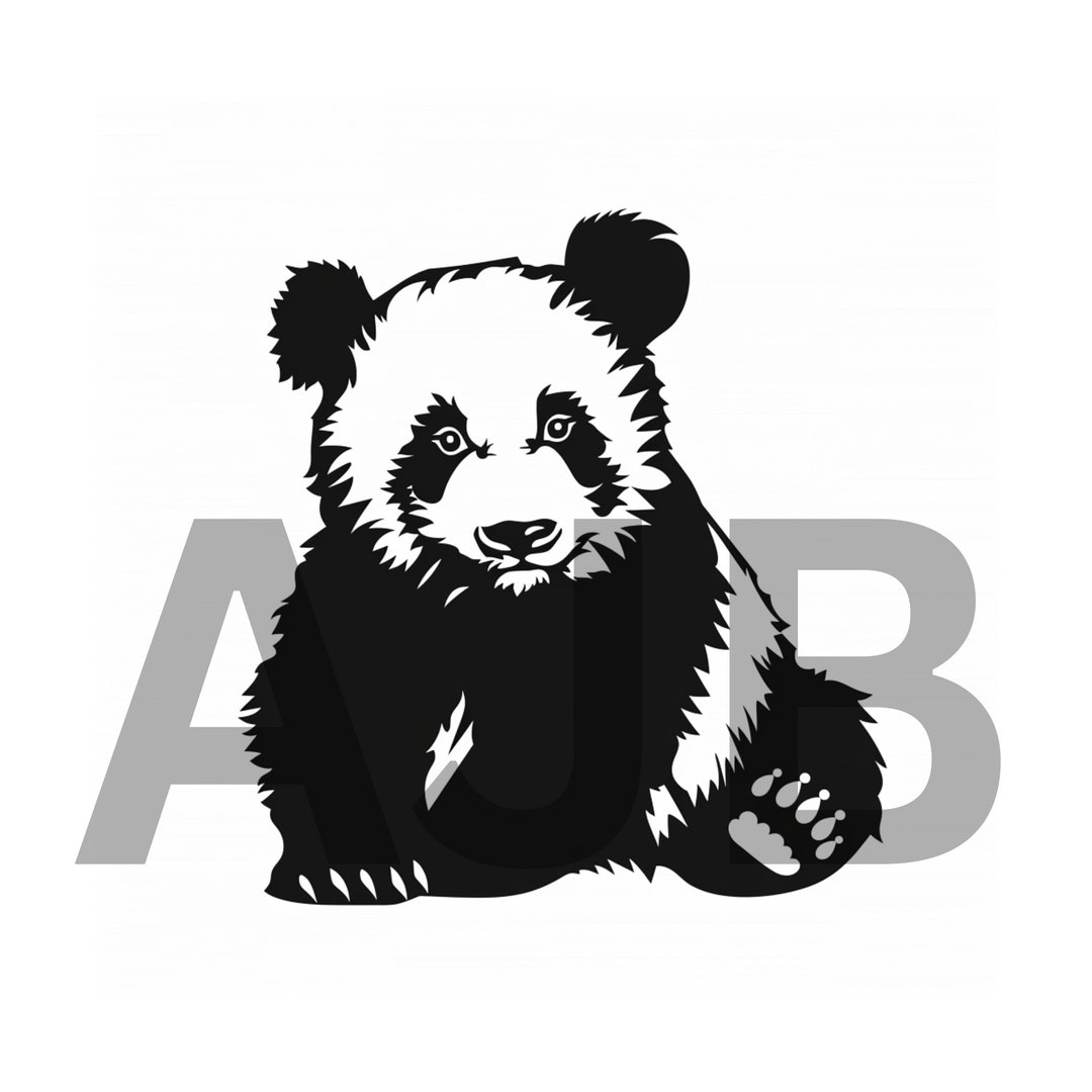 Panda Svg, Panda Png, Panda Dxf, Panda T-shirt Design, Panda Cricut ...